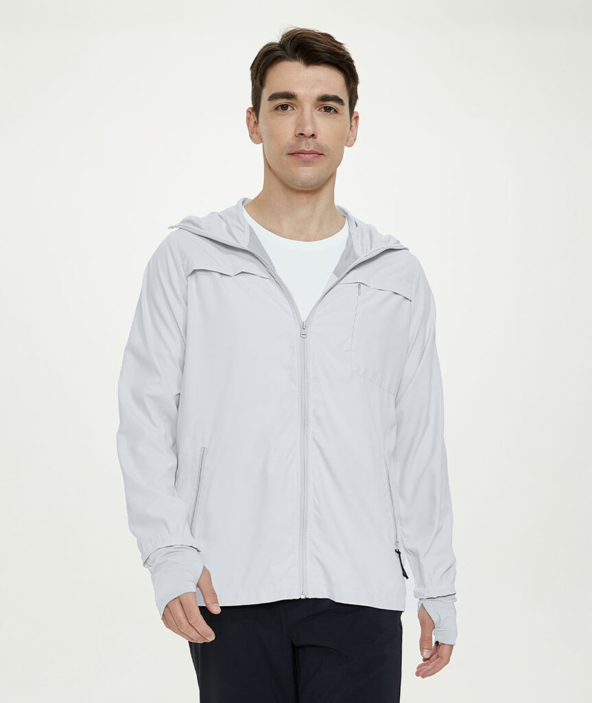 抗UV-Suptex清涼透氣口罩連帽外套-男 | UV100就是防曬