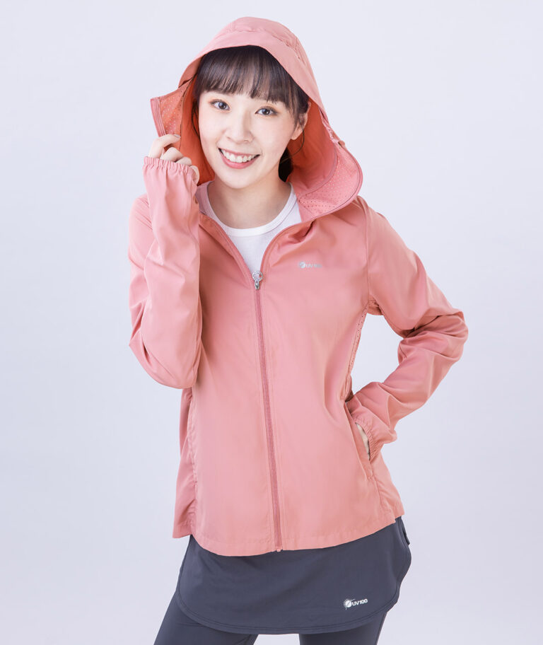 抗UV-Suptex清涼透氣護臉連帽外套-女 | UV100就是防曬